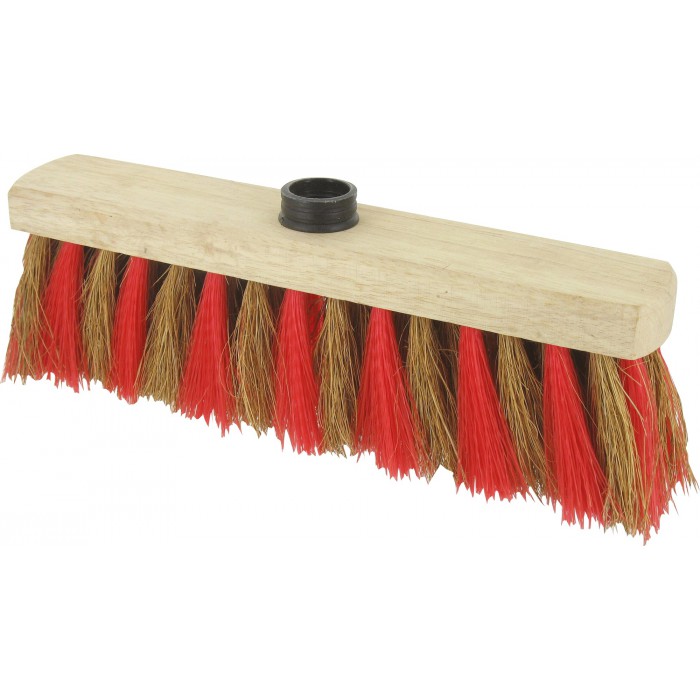 Balai coco zébré avec douille à vis domergue