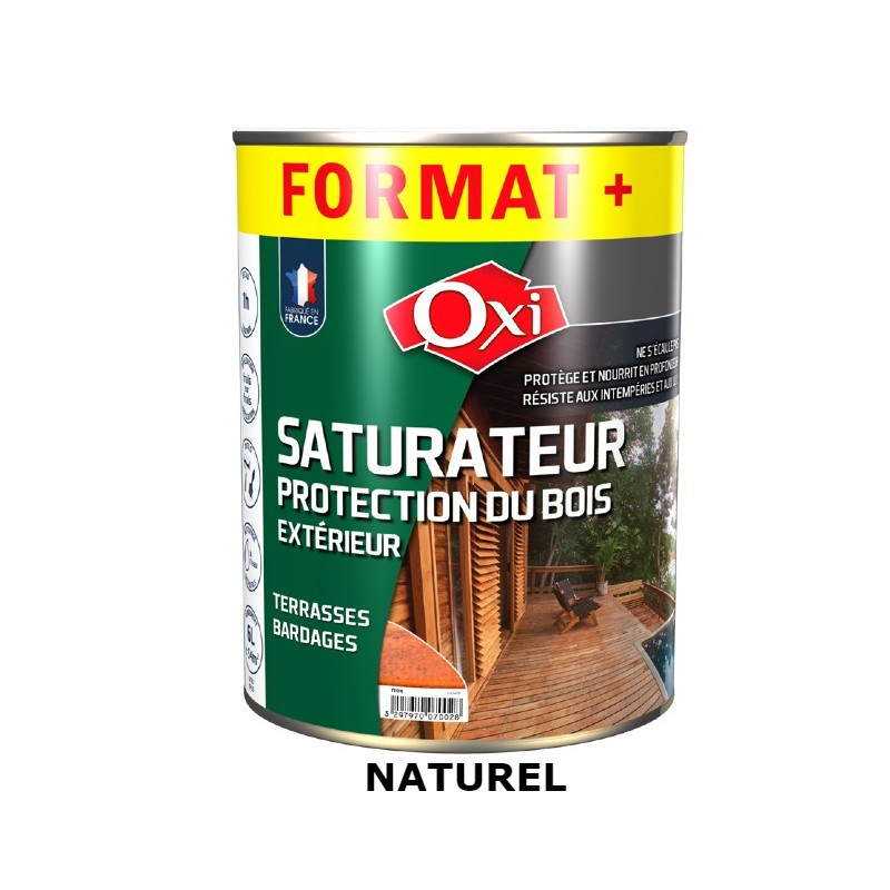 Saturateur protection bois Naturel OXI sur Droguerie Jary